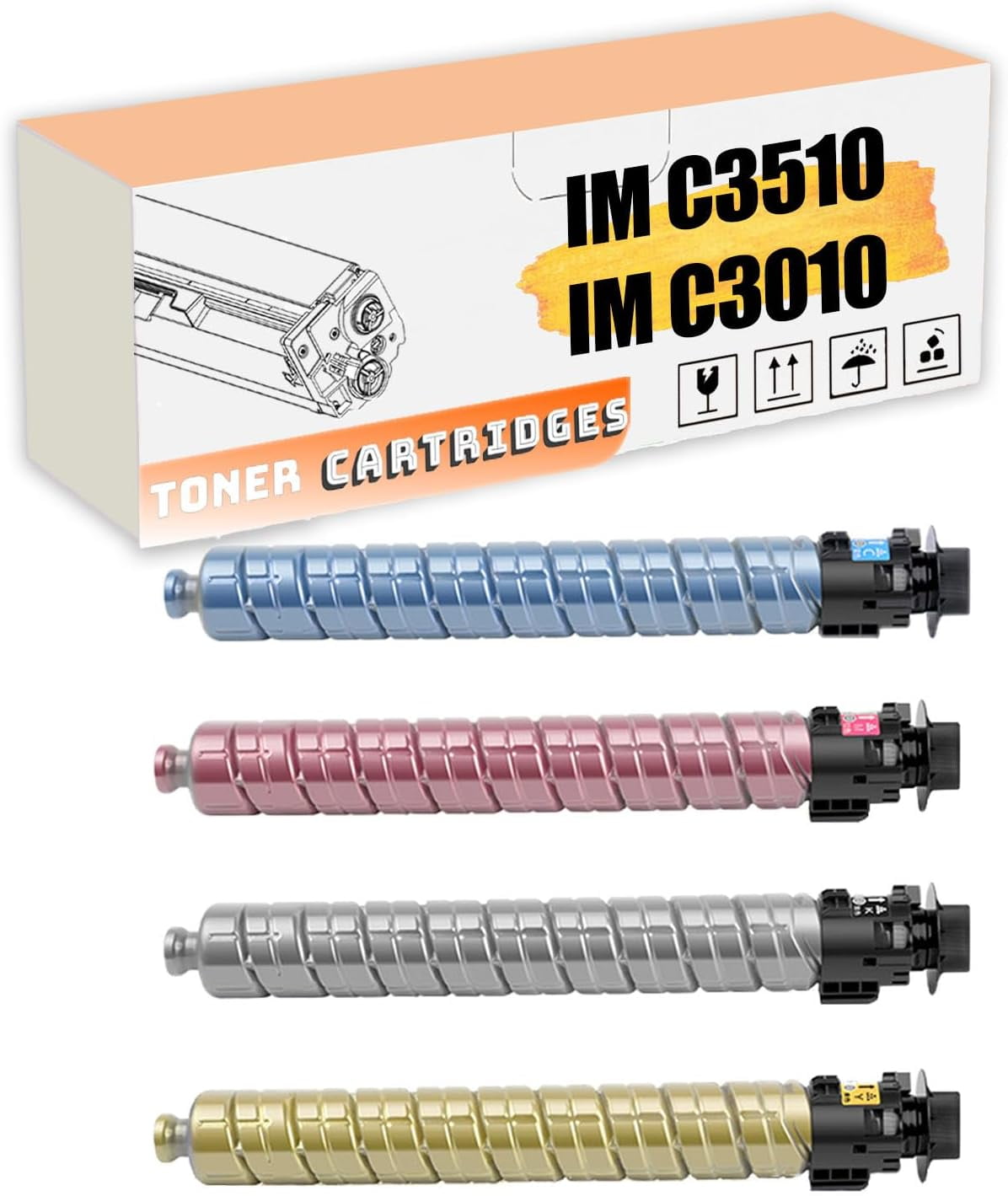 IMC3510 C3010 Toner Cartridges Compatible for Ricoh IMC3510 C3010 ...