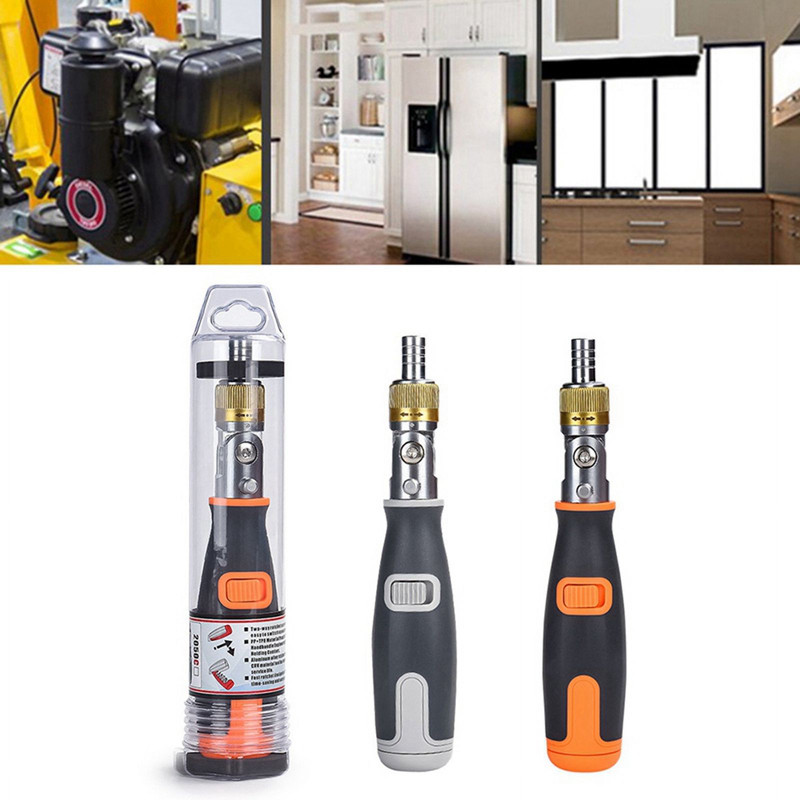 IMCBSTT 10 in 1 Ratchet Screwdriver S2 Alloy Steel 190X30mm Multi-Angle ...