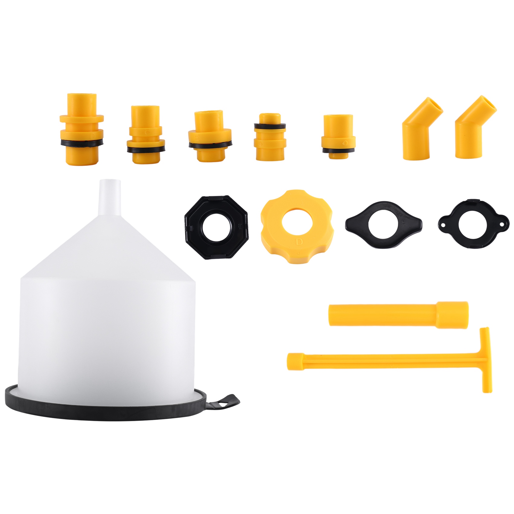 IMCBSTT 15PCS/Set Car Radiator Coolant Filling Funnel Kit Spill Proof ...