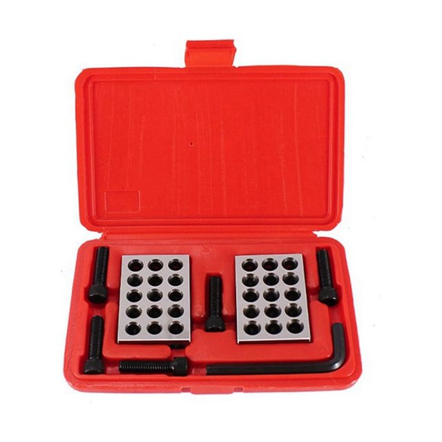 IMCBSTT 25-50-75mm Parallel Pad Metric Milling Machine Pad 23 Hole Gauge Gauge Block Milling ...