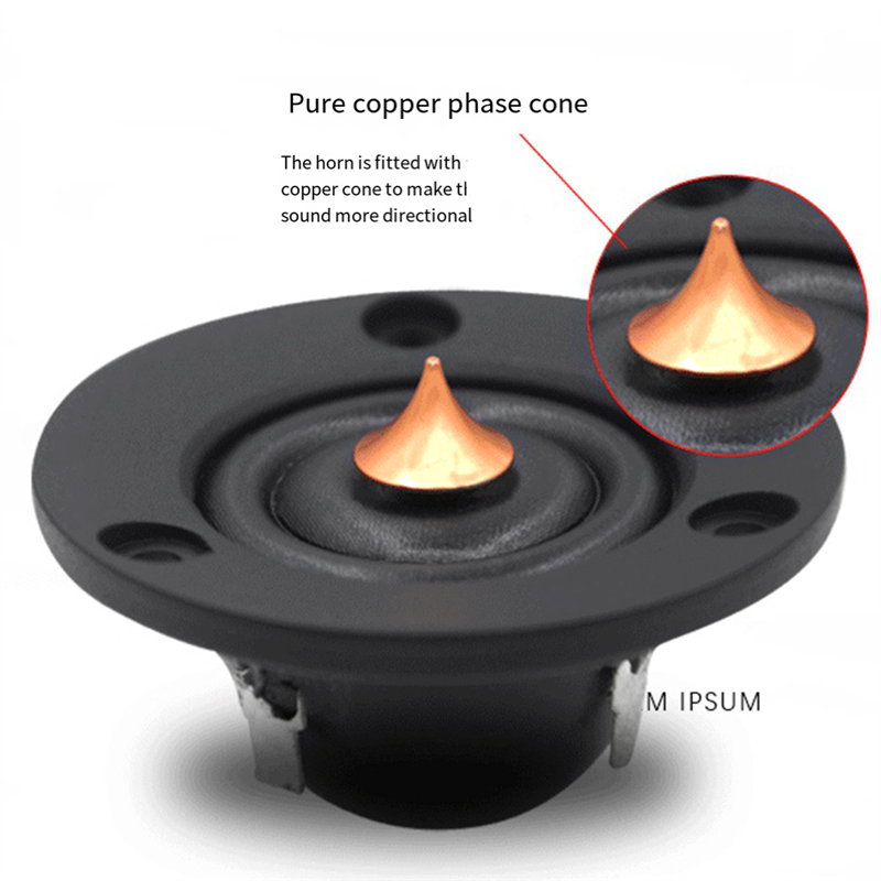 IMCBSTT 2PCS 2 Inch Dome Tweeter Speaker Unit Chinese Silk Diaphragm ...