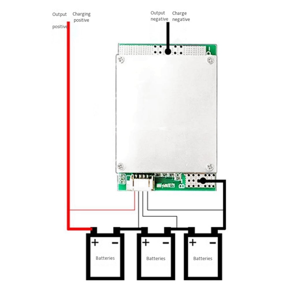 IMCBSTT 3S 12V 100A Protection Board Lithium Battery Charger Board with ...