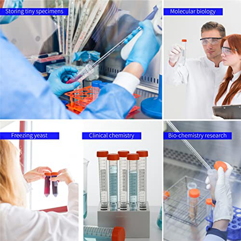IMCBSTT Conical Centrifuge Tubes 50Ml, 25 Pcs, Sterile Test Tubes with ...