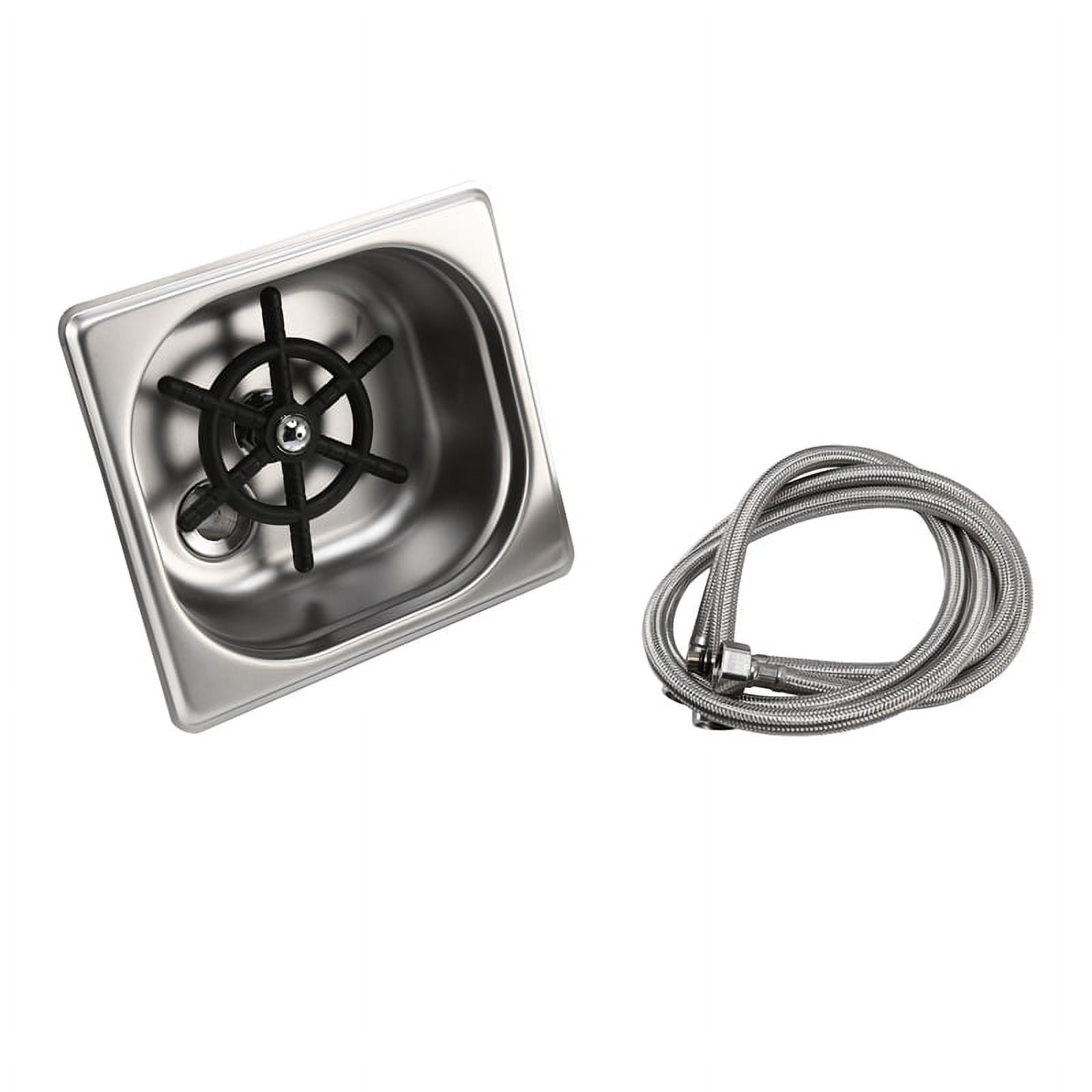 IMCBSTT Cup Washer,Stainless Steel Automatic Cup Washer Glass Cleaning ...