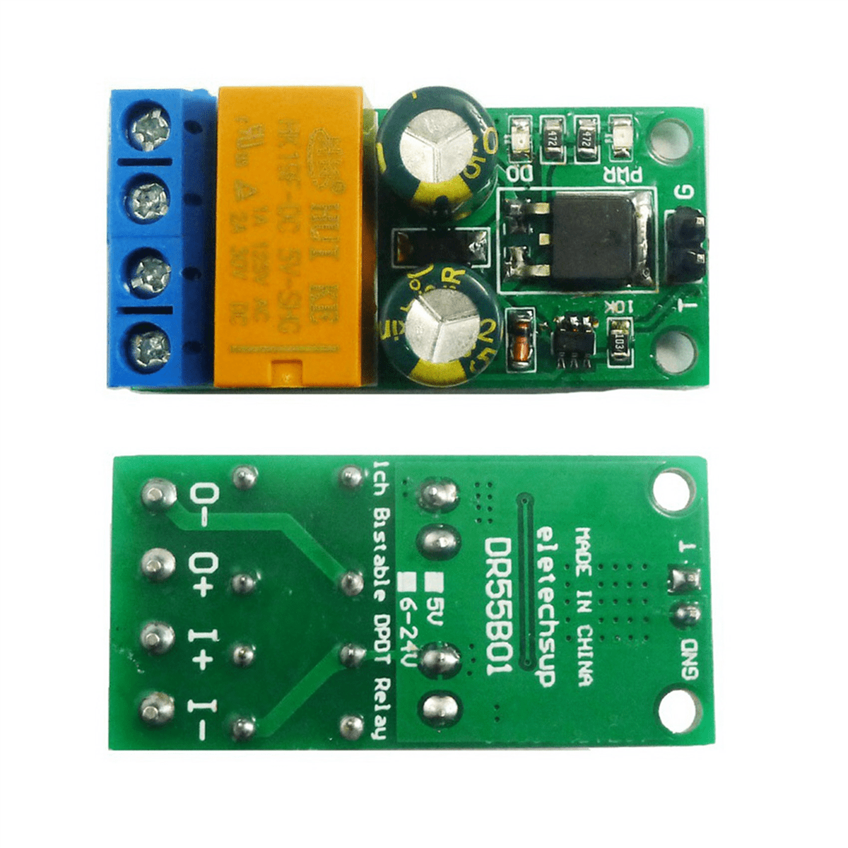 IMCBSTT DC5V 2A Self-Locking Bistable Reverse Polarity Controller Relay ...