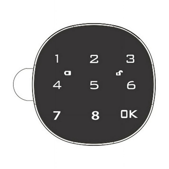 IMCBSTT Digital Electronic Smart Mailbox Lock Touch Screen Lock File ...