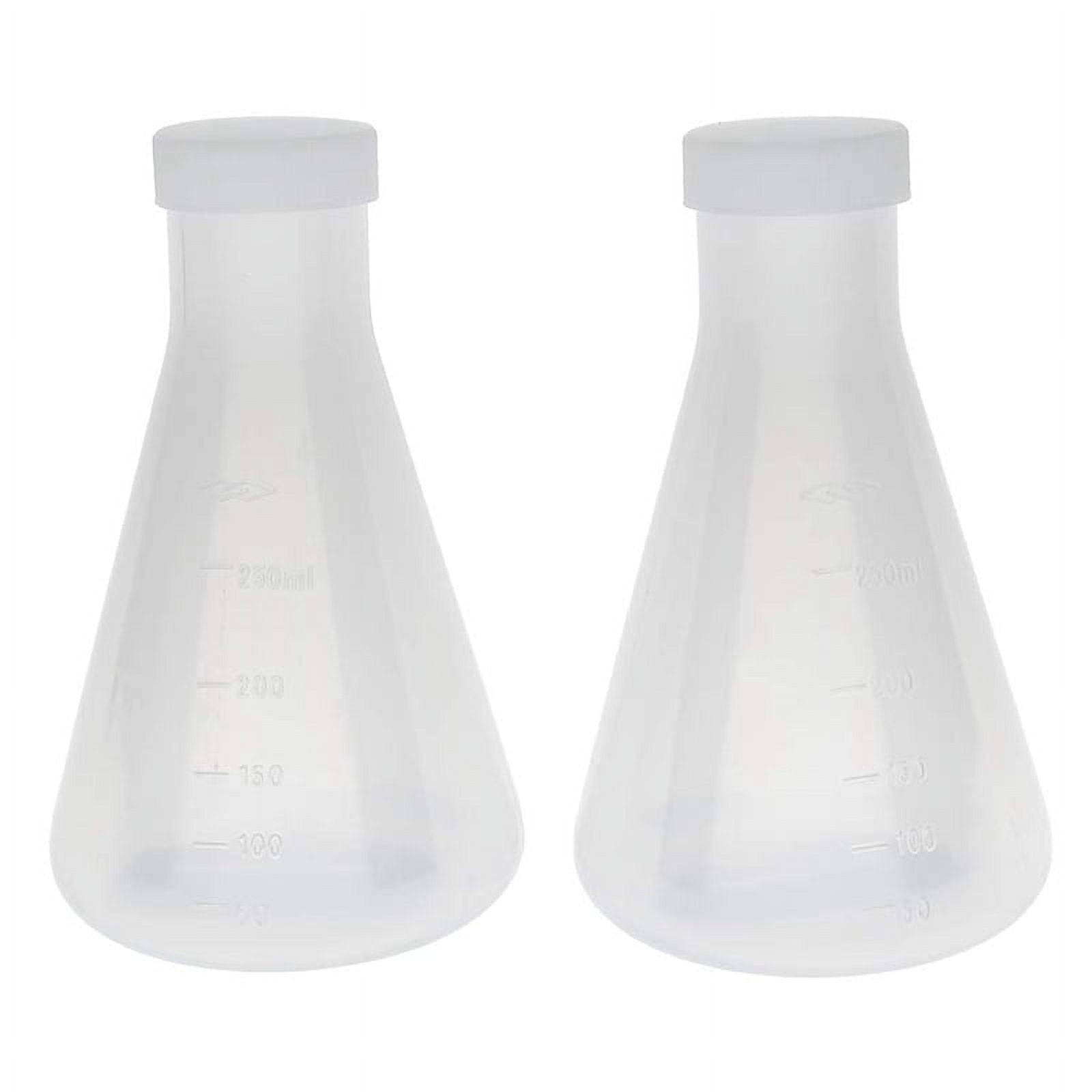 Laboratory Graduated Plastic Conical Flask, Measurable, Smooth Thick ...