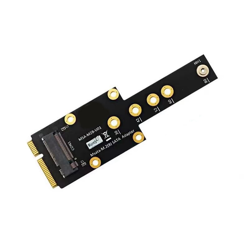 IMCBSTT MSATA to NGFF KEY B SSD Adapter Card NEW M.2 KEY B L to MINI ...