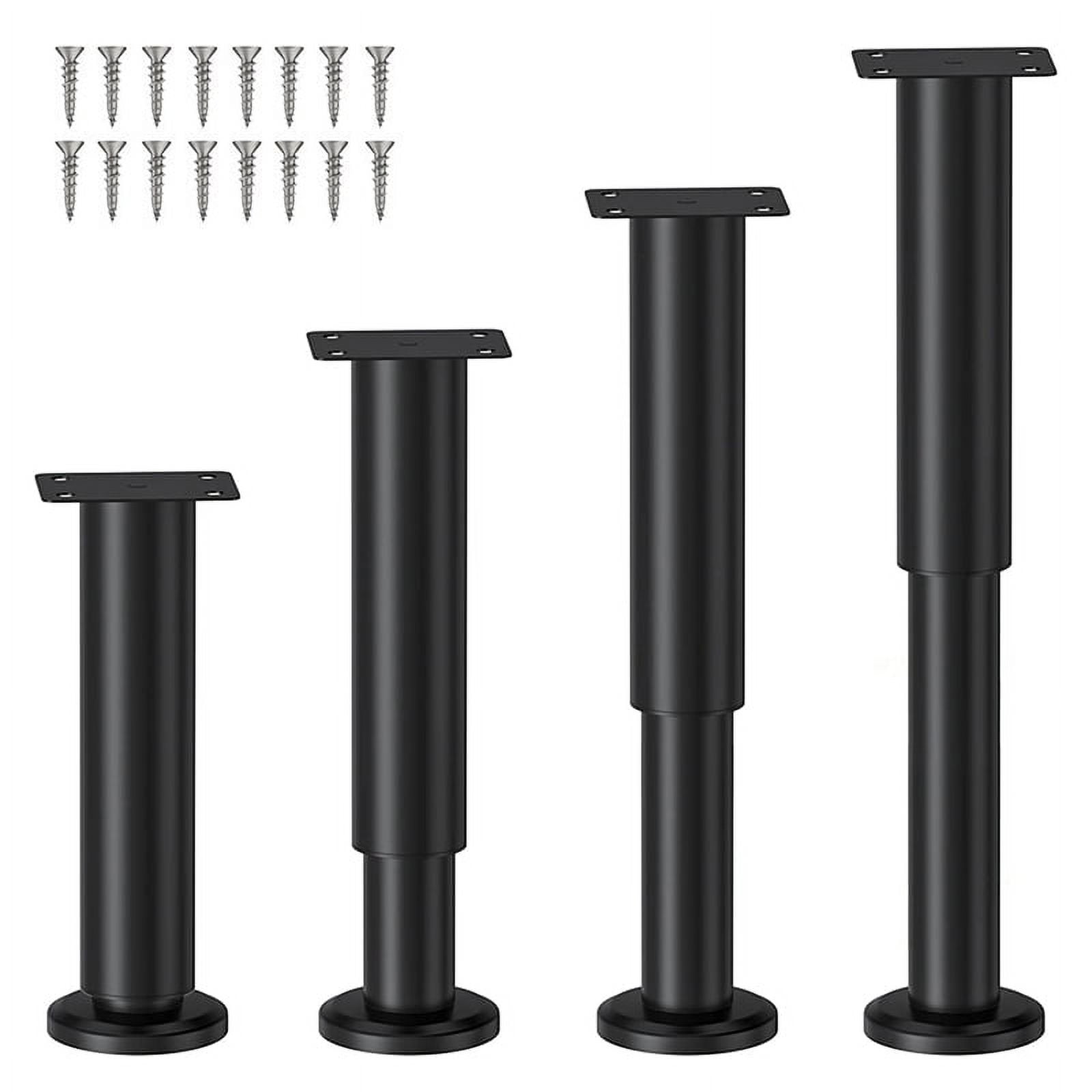 IMCBSTT Metal Adjustable Furniture Legs 7.08-11.8 Inch, Table Legs ...