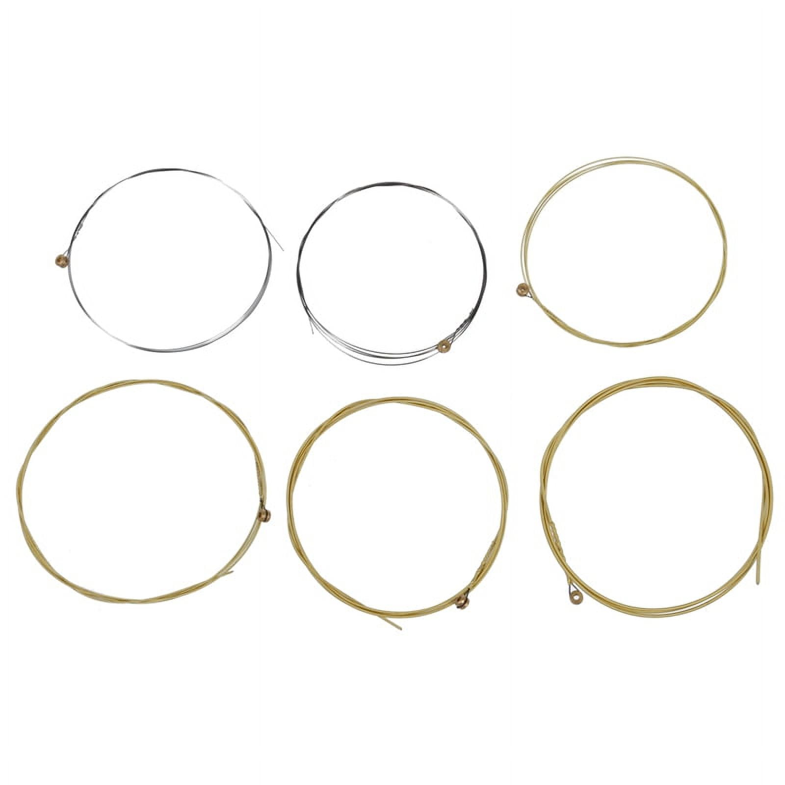 IMCBSTT Set 6 Metal Strings for Acoustic Guitar 1 Meter 1M New gui tar ...