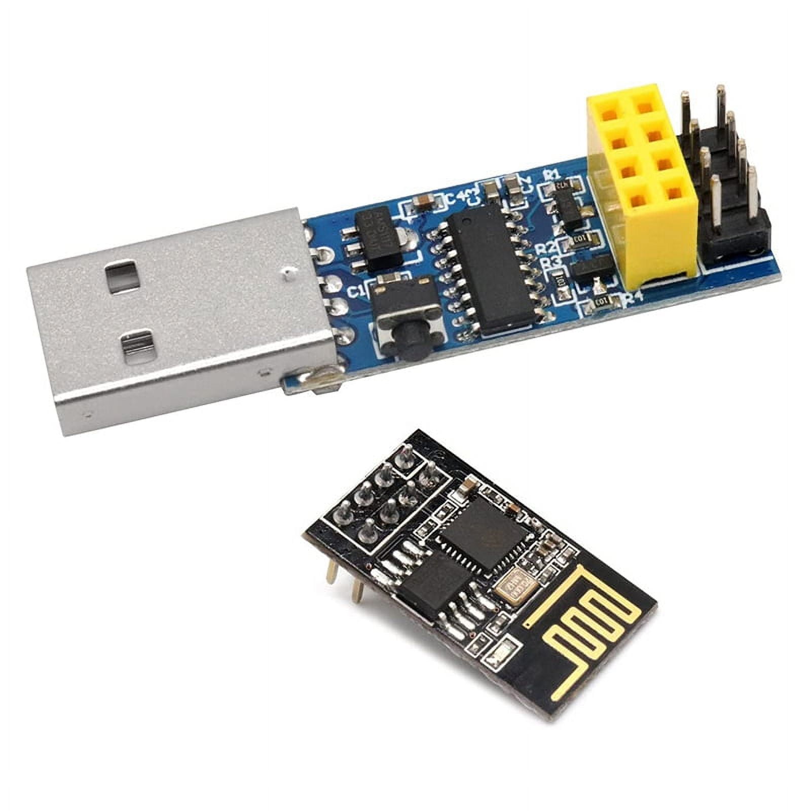 Imcbstt Usb To Esp8266 Breakout Ch340c Esp 01 Esp 01s Prog Wifi Programmer Downloader Adapter
