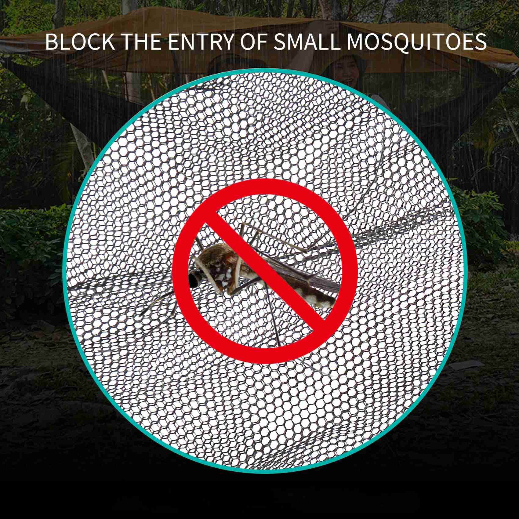 IMCBSTT Ultralight Portable Hammock Mosquito Net For Outdoor Nylon ...