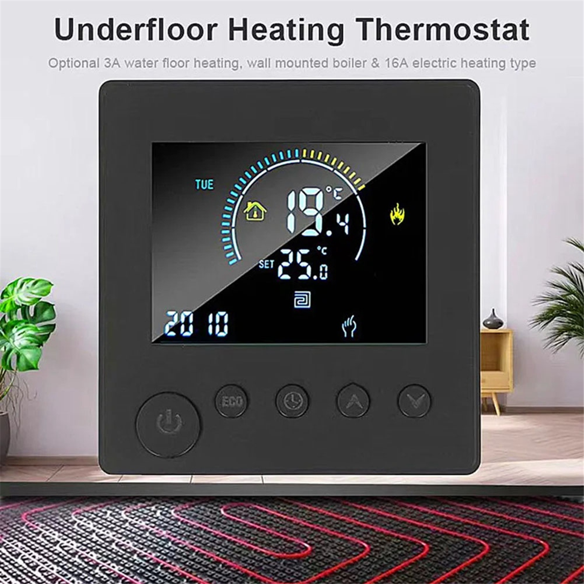IMCBSTT WiFi Smart Thermostat Electric Floor Heating Water Gas Boiler ...