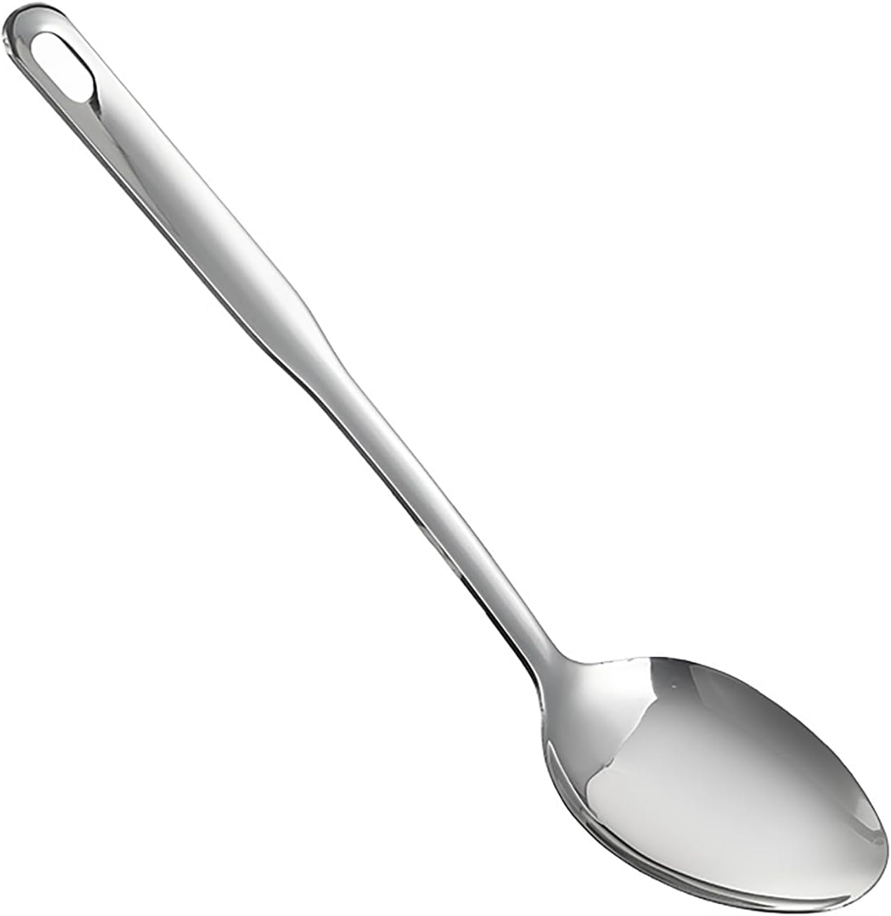 IMEEA 12.8-Inch Cooking Spoon SUS304 Stainless Steel Basting Spoon ...