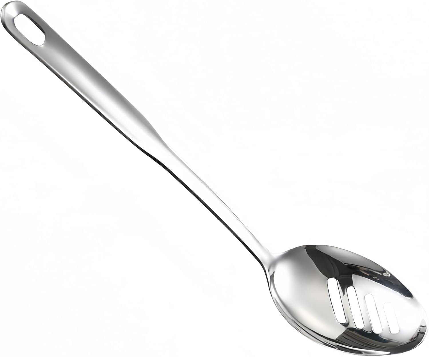 IMEEA 12.8-Inch Slotted Spoon SUS304 Stainless Steel Basting Spoon ...