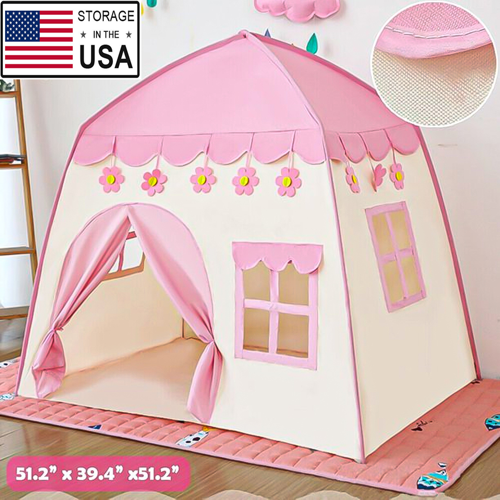Watnature Princess Castle Tent for Girls Fairy Play Tents for Kids ...