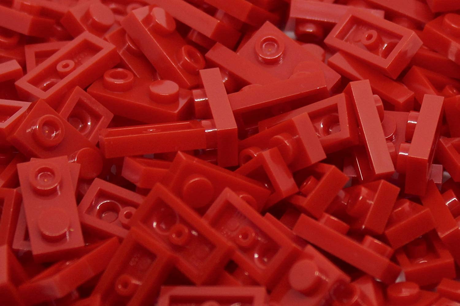 IMEX 1x2x1/3rd Stud Red Interlocking Building Bricks 200 Pack ...