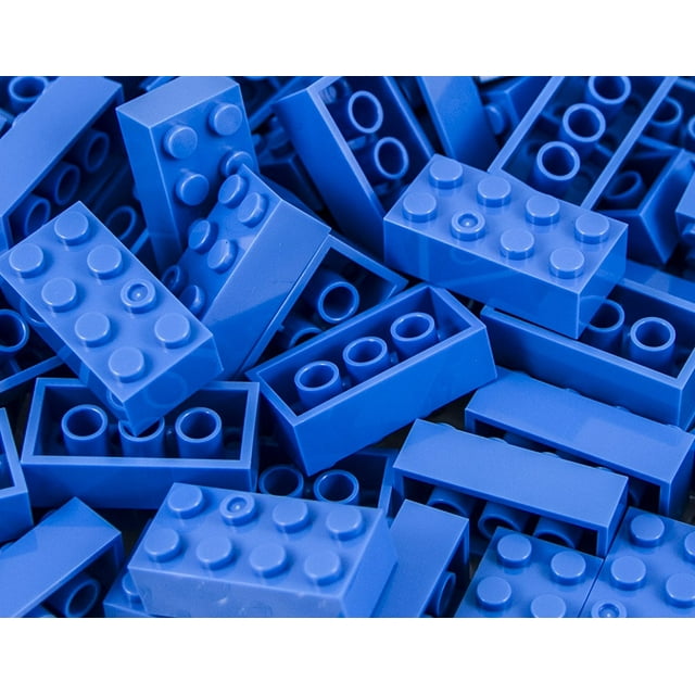 IMEX 2x4 Stud Ocean Blue Interlocking Building Bricks 100 Pieces ...