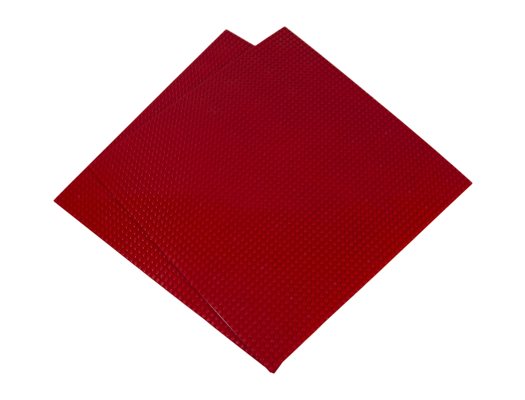 IMEX 50x50 Stud Red Baseplates 2 Pack (15.75"x15.75") Compatible With ...
