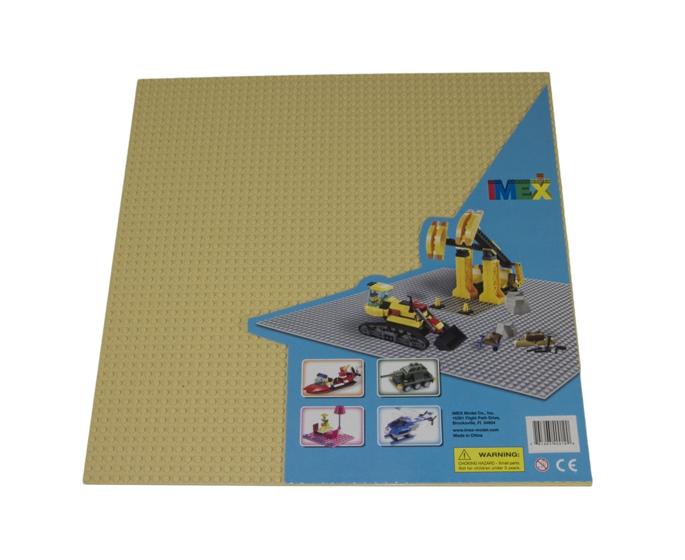 IMEX 50x50 Stud Tan Baseplates 2 Pack (15.75"x15.75") Compatible With ...