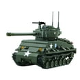 IMEX Oxford Sherman U.S. Medium Tank Brick Building Set (608 Pieces ...