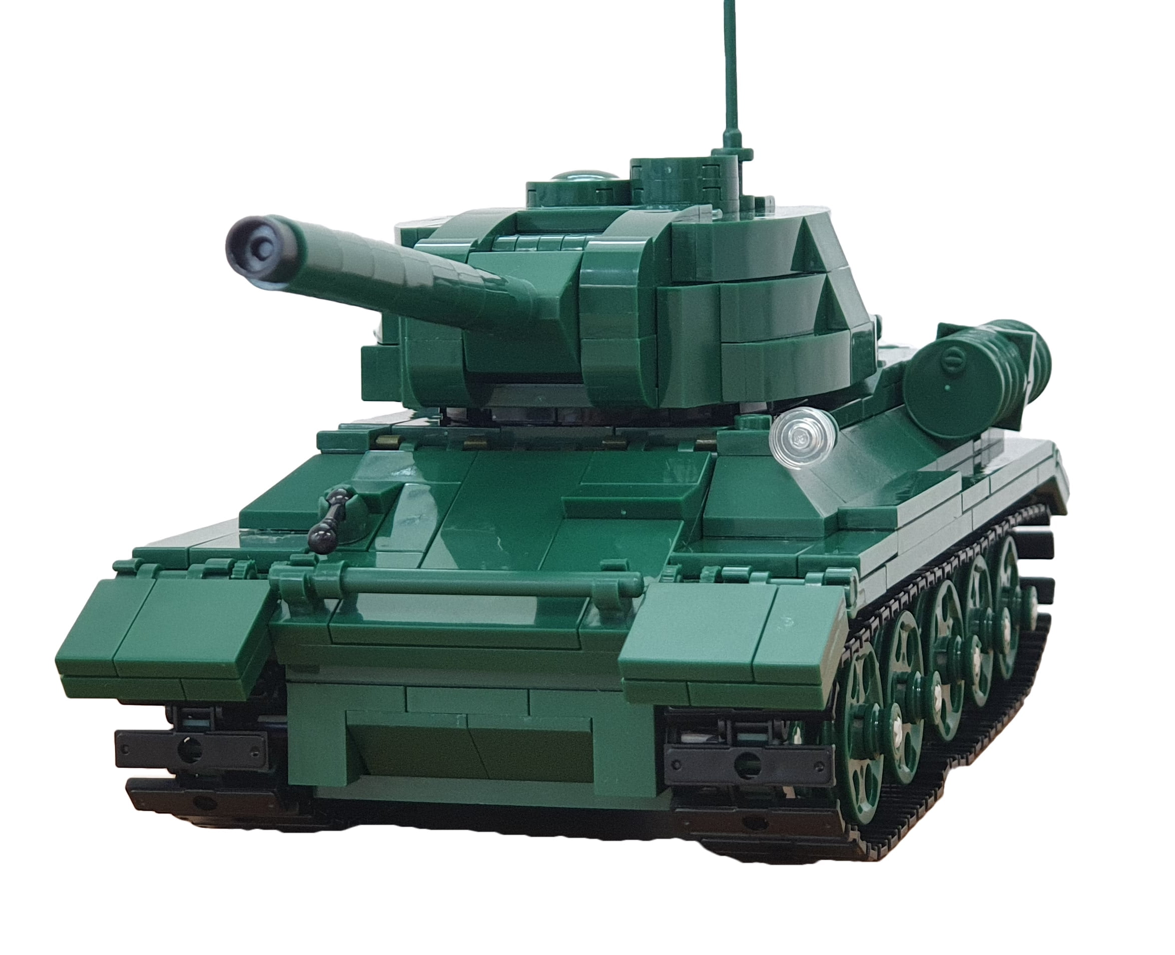 IMEX Oxford T34/85 Russian Medium Tank Brick Building Set (612 Pieces ...