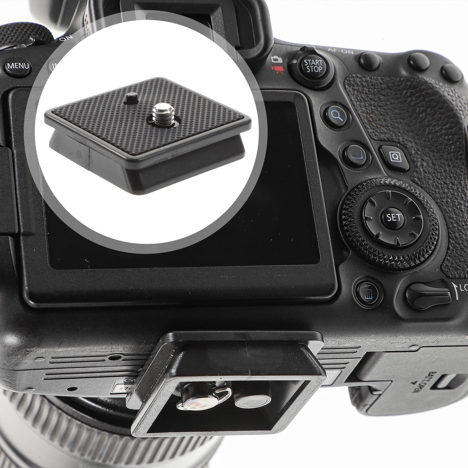 IMIKEYA 2Pcs Quick Release Camera Mount Plate Stable and Anti Skid ...