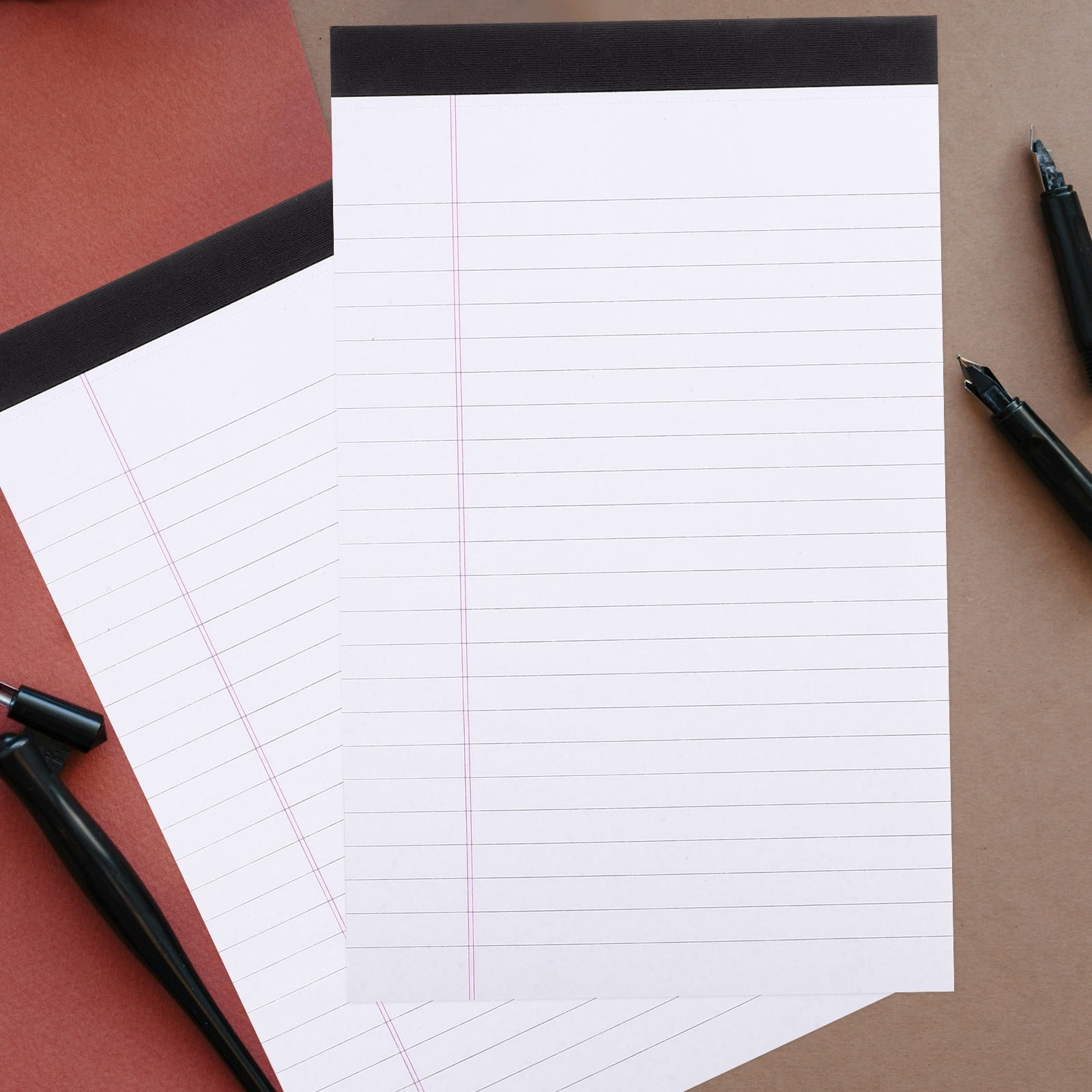 IMIKEYA White Paper Notepads for Office, Tearable Lined Writing Pads ...