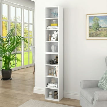 Homfa 21-Cube Wood Bookcases with Adjustable Shelves, Triple Width ...