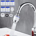 IMMEKEY 360° Faucet Water Kitchen Bathroom Sink Mounted Faucet + 10 ...