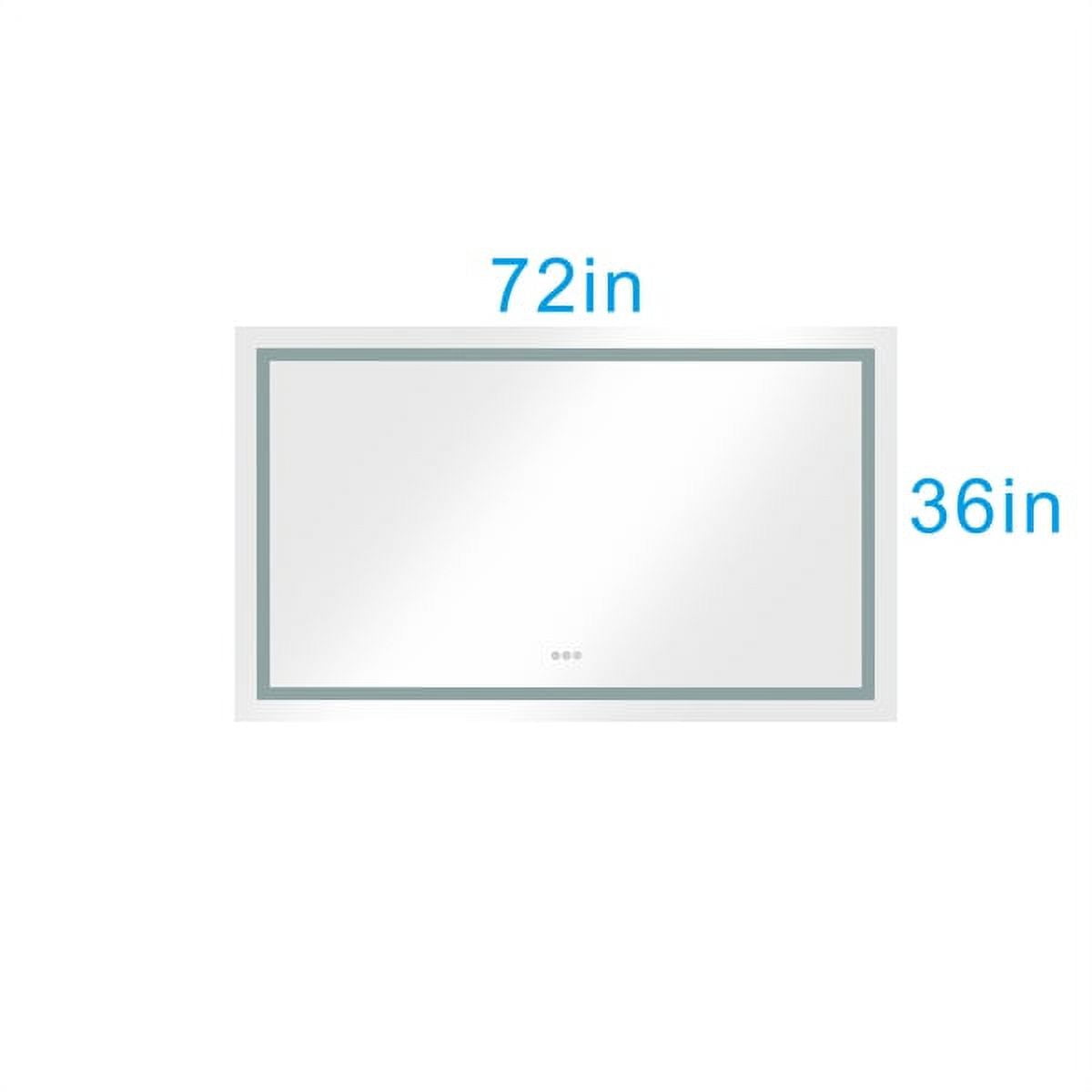 IMMERE LED Bathroom Mirror with Lights, Lighted Vanity Mirror, Anti Fog Design , Large Wall ...