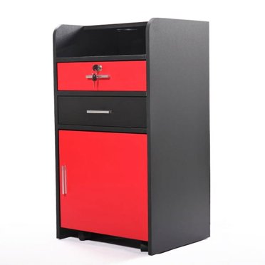 Ktaxon Barber Station Cabinet Wooden Hair Styling Storage Locker Beauty ...