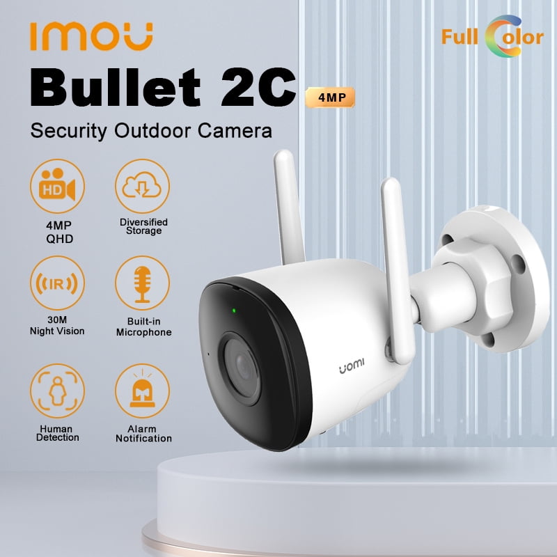 IMOU WiFi Outdoor Surveillance Cameras 2K , Motion /AI Human Detection ...