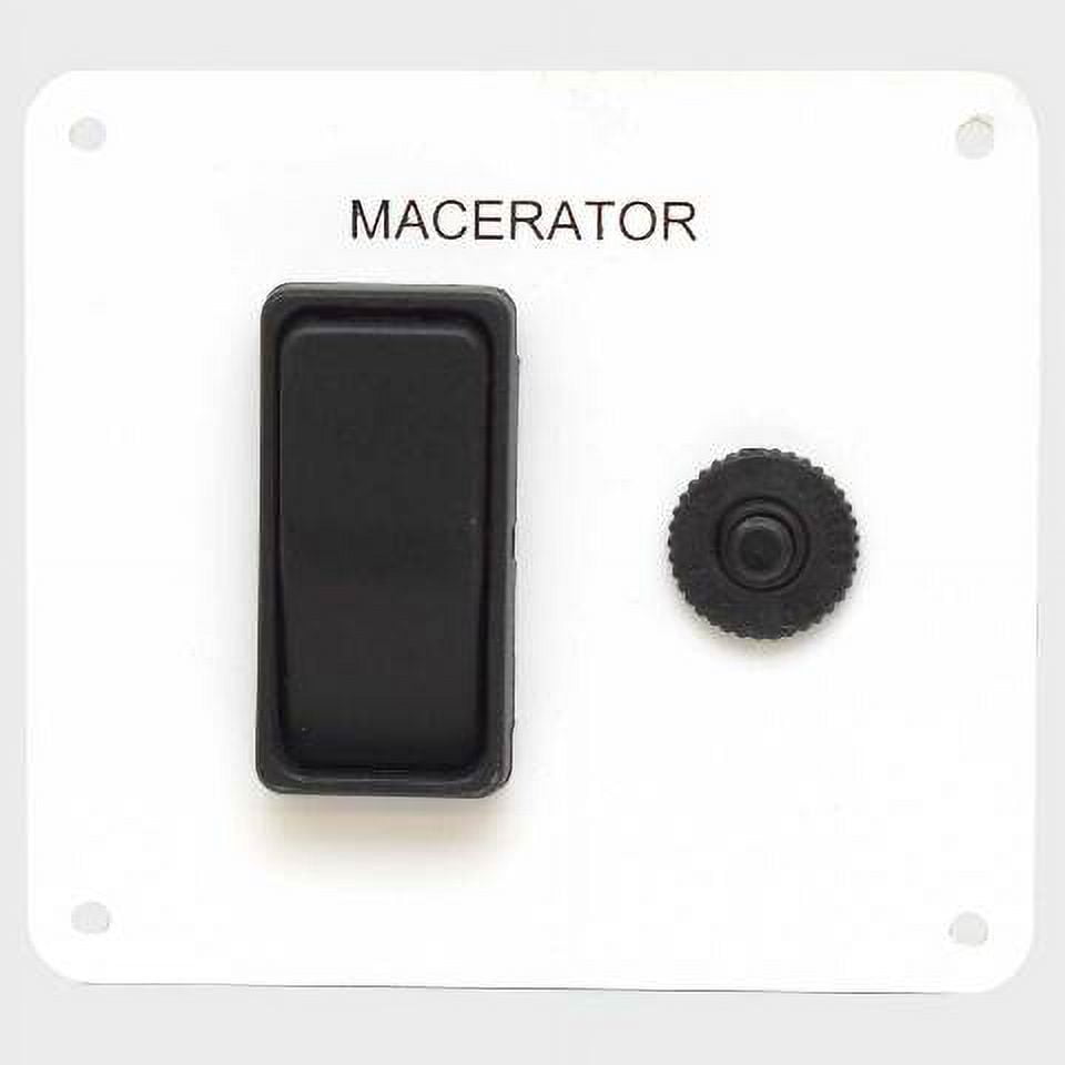 IMP Boat Macerator Switch Panel 63238 | w/ Breaker 12V 20A - Walmart.com