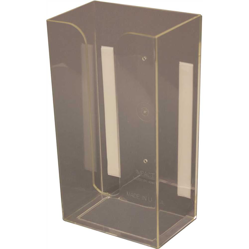 IMPACT 8615-90 Clear Acrylic Dispenser for Disposable Latex and Vinyl ...