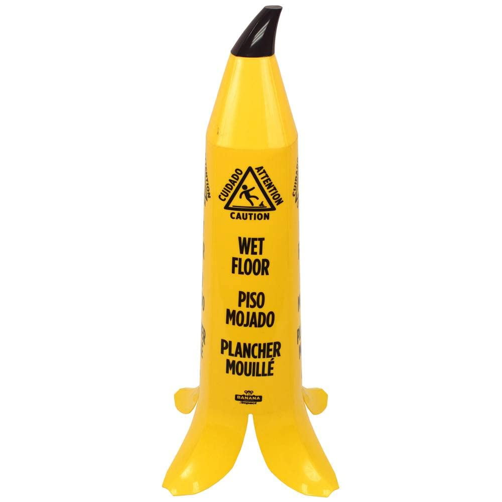 IMPB1001 - Banana Wet Floor Cones - Walmart.com