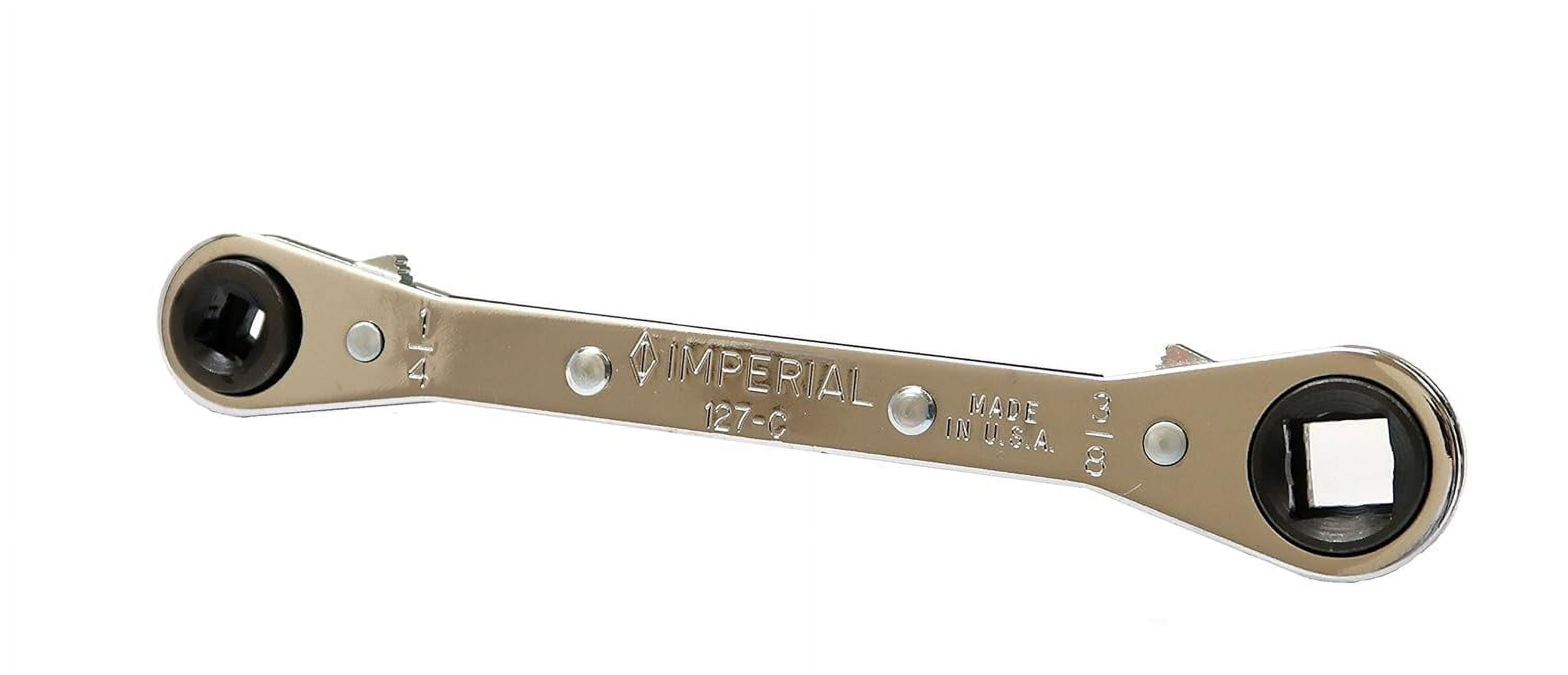 IMPERIAL Tool 127C HVAC Service Ratchet Wrench for HVAC Refrigeration ...