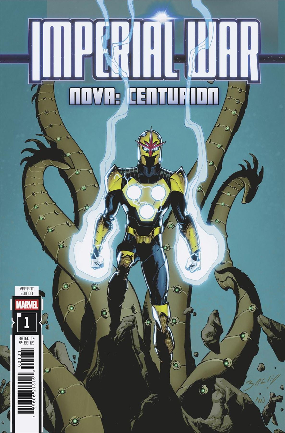 IMPERIAL WAR: NOVA - CENTURION #1 MARK BAGLEY VARIANT Marvel Comic Book ...