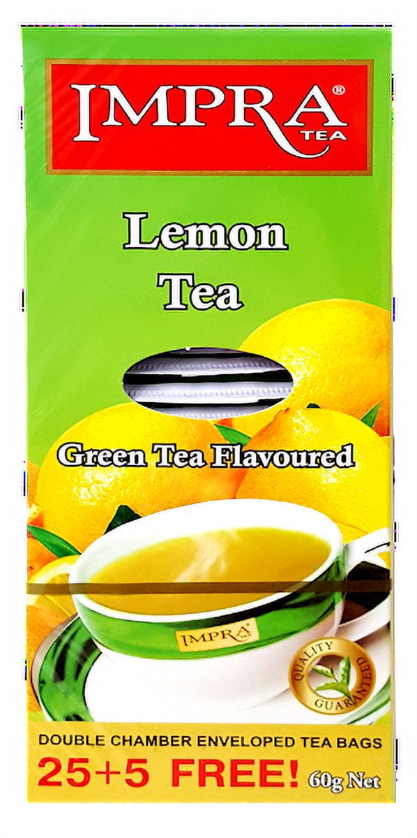 IMPRA Green Tea Enveloped ''Lemon'' - Walmart.com