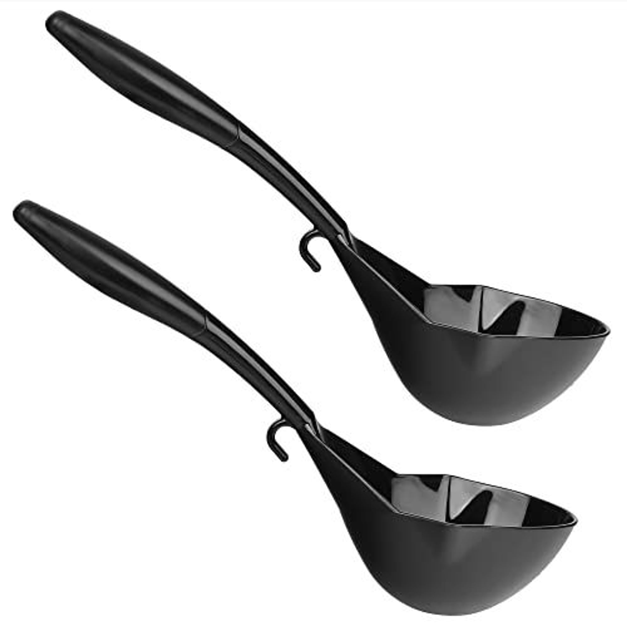 IMPRESA [2 Pack] Canning Ladle Set - 8oz Ladle w/Angled Curve Spoon ...