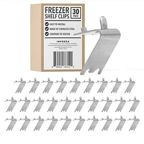 Refrigerator Shelf Clips and Support Brackets for Secure Storage