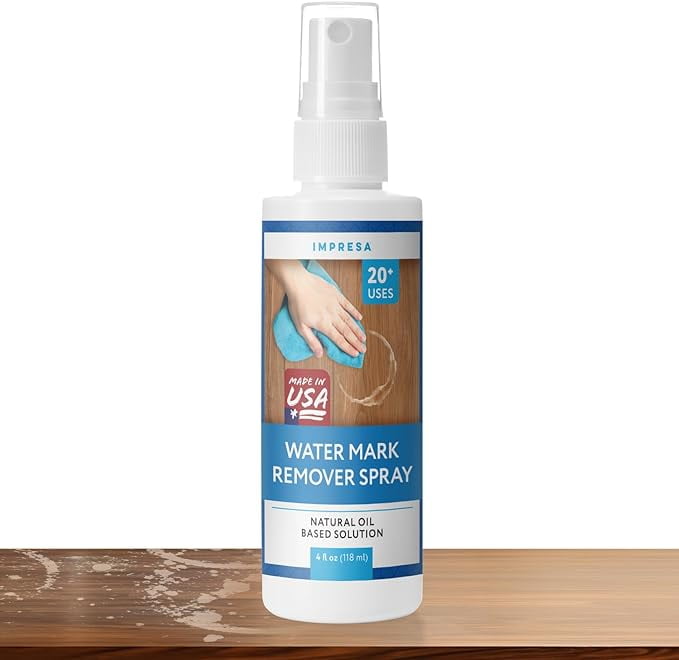 IMPRESA Water Mark Remover Wood Cleaner Spray - Restore & Protect with ...