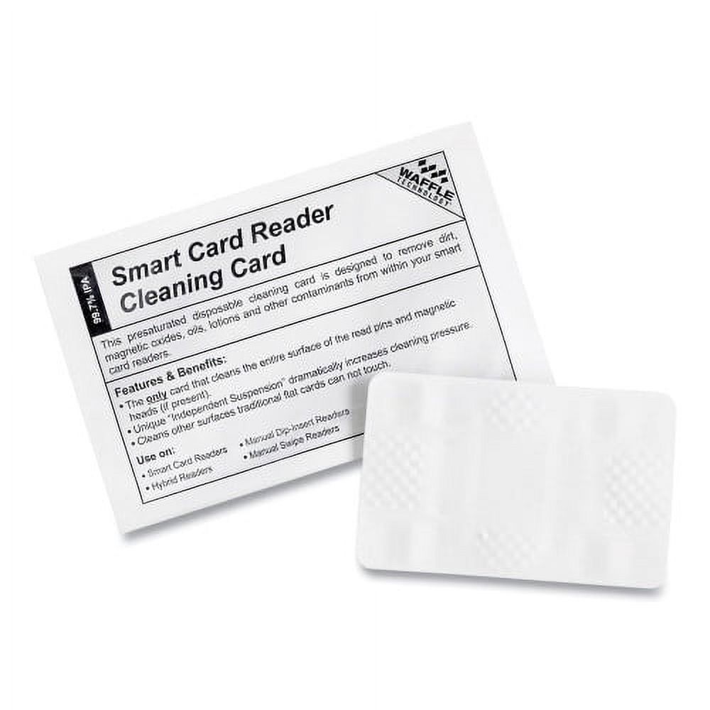 IMPRESO Magnetic Card Reader Cleaning Cards, 2.1" x 3.35", 40/Box, Each ...