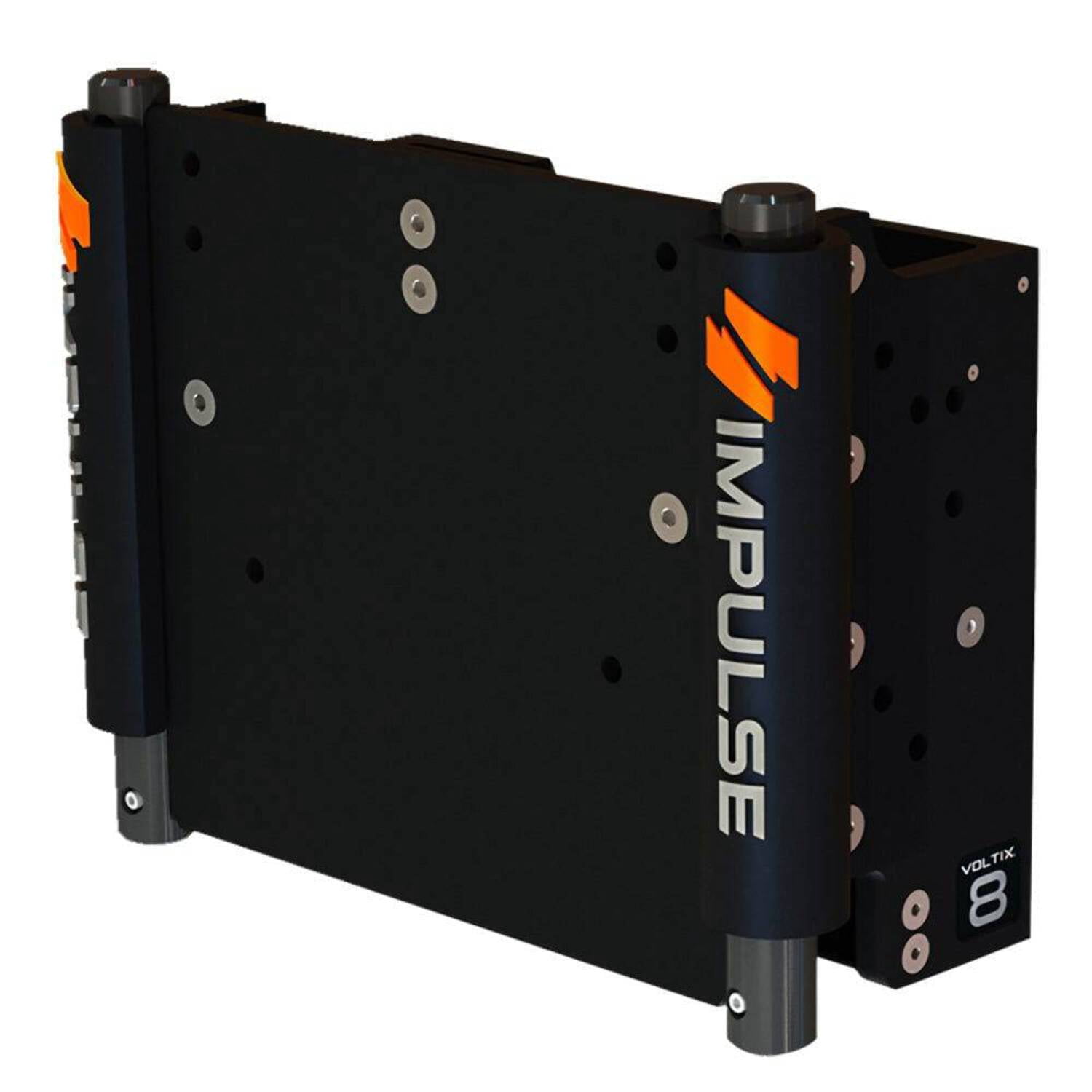 IMPULSE 8 Set Back Electric Jack Plate wStandard Control Black Anodize ...