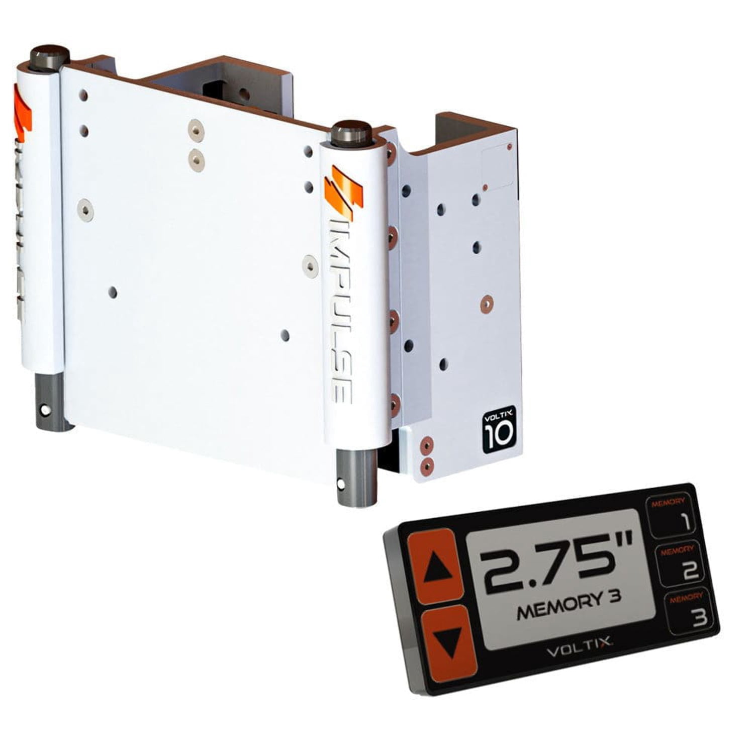 IMPULSE XL 10" Set Back Electric Jack Plate w/Smart Control - White ...