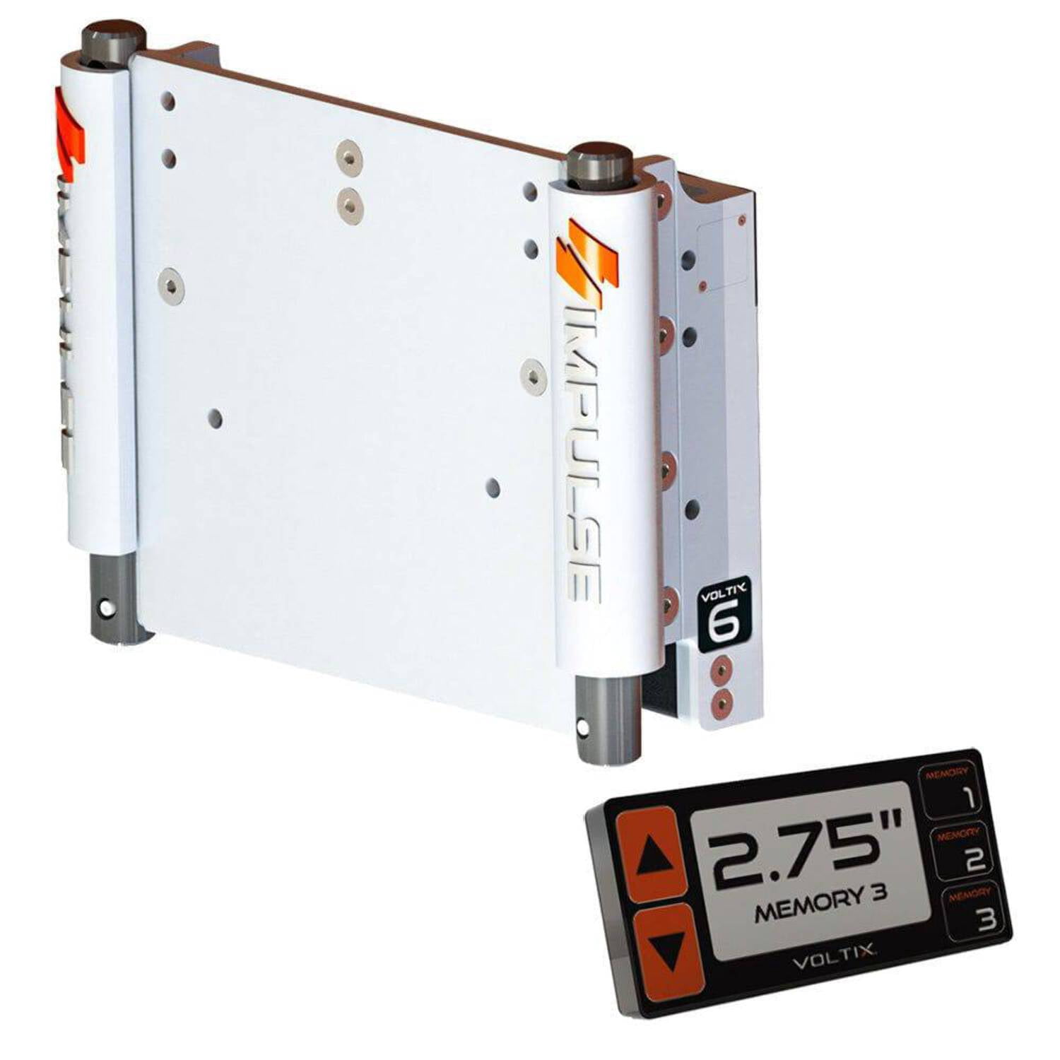 IMPULSE XL 6" Set Back Electric Jack Plate w/Smart Control - White ...