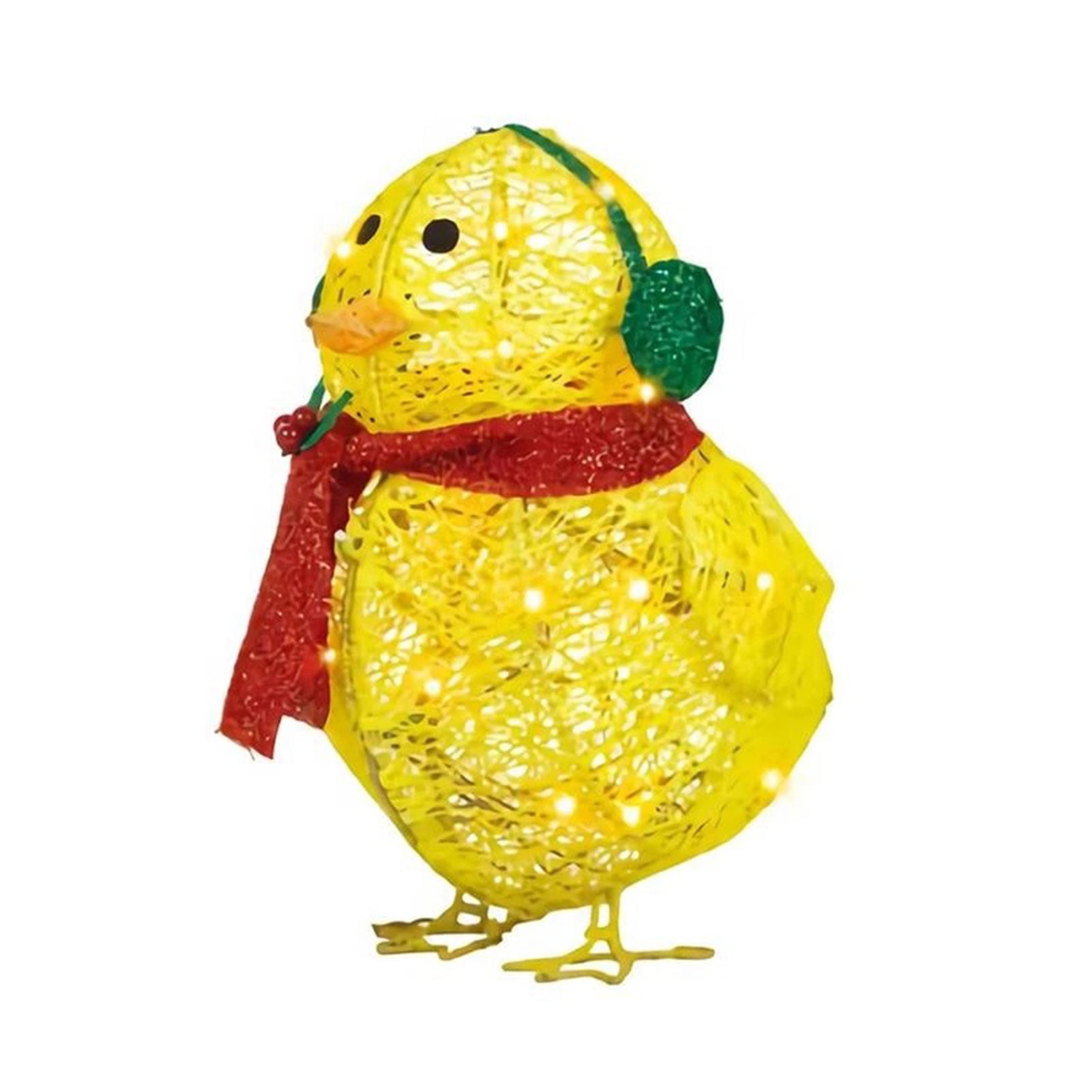 IMSHIE Christmas Decorations, Light-Up Chicken with Scarf, Yellow ...