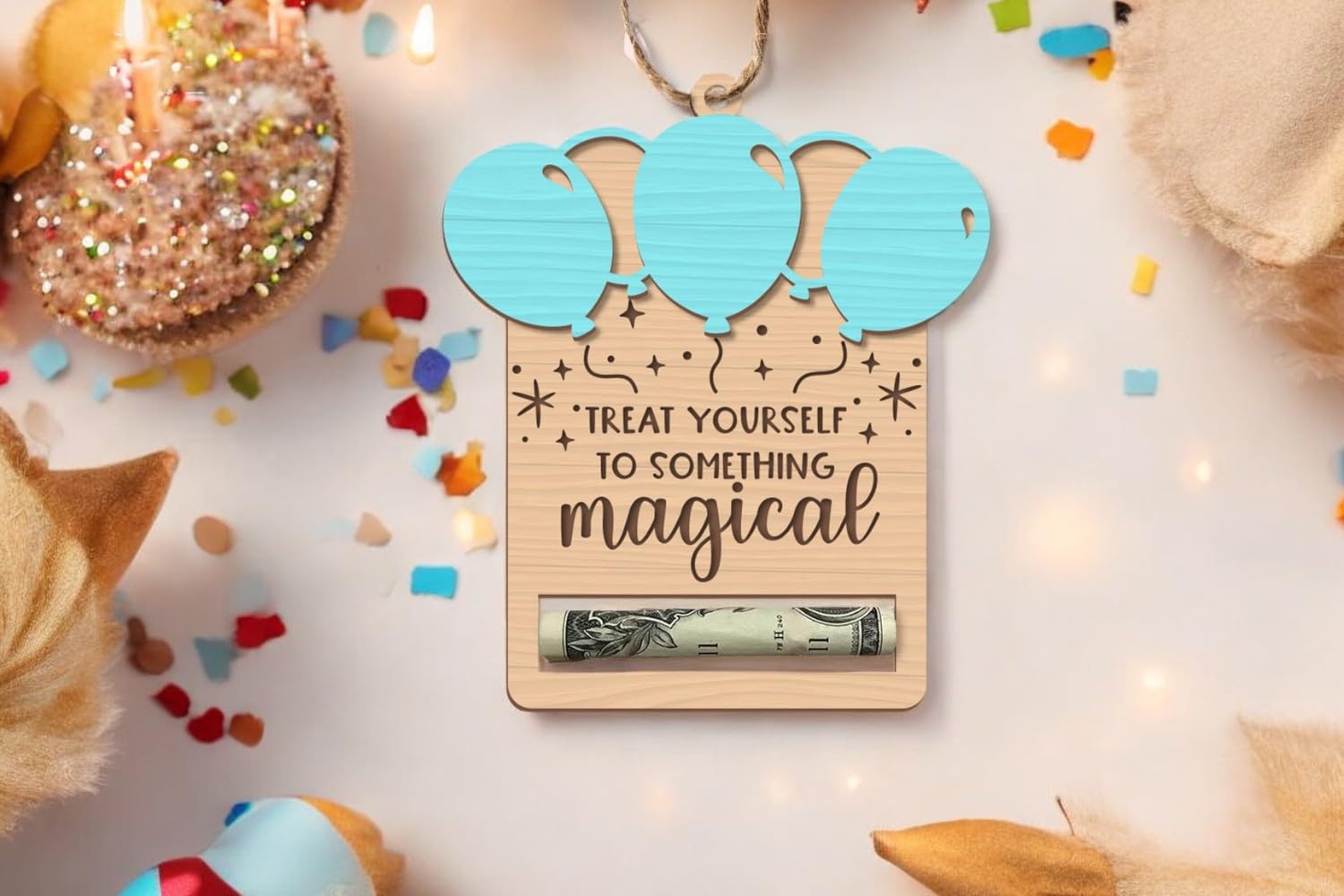 IMT 3D Birthday Money Holders Bundle, Happy Birthday Card, Wooden Gift ...