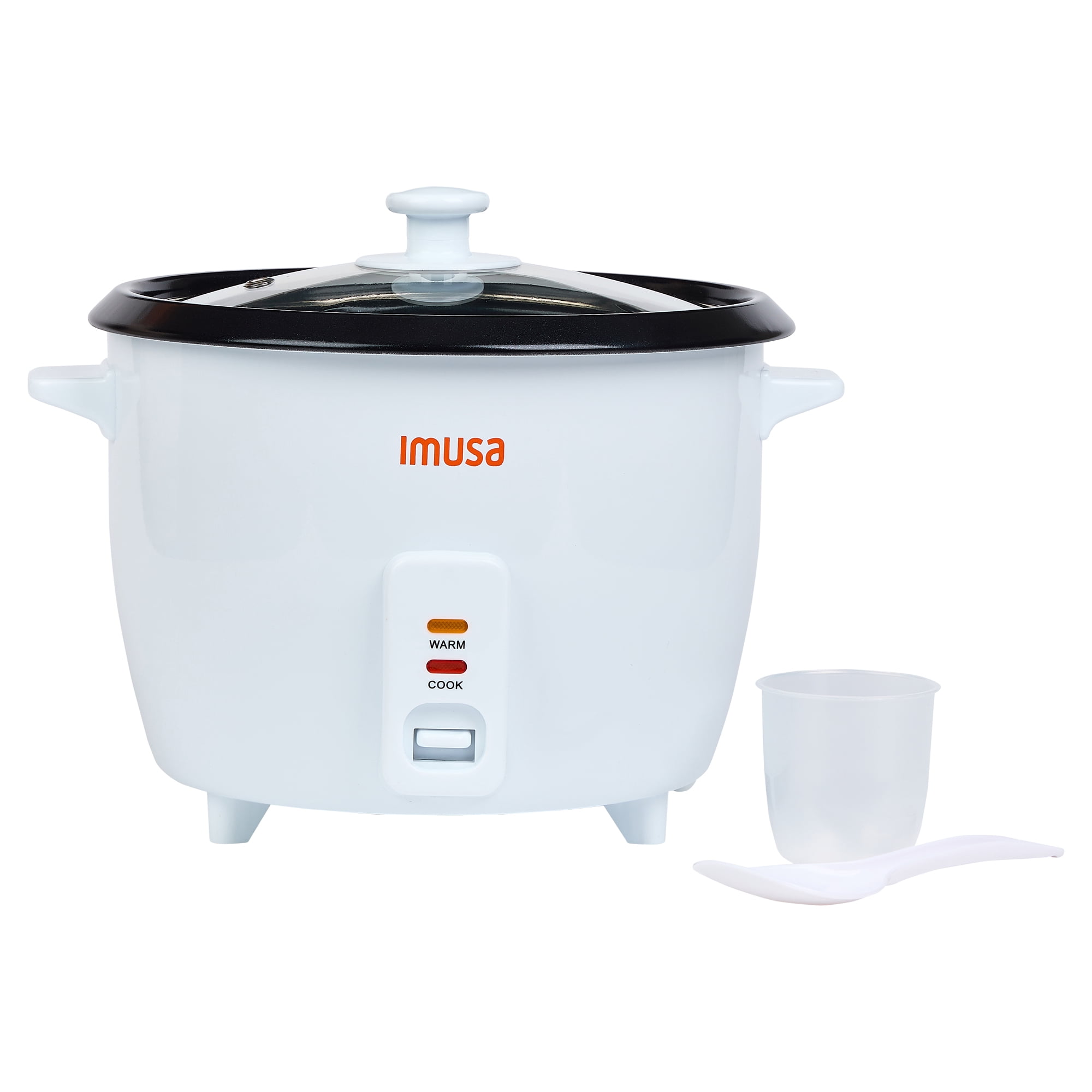 IMUSA 10cup Electric Ceramic Rice Cooker, White - Walmart.com