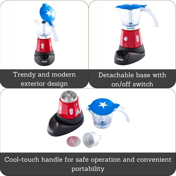 IMUSA Puerto Rico Boricua Flag Espresso Maker 6 Cup or 3 Cup | Limited ...